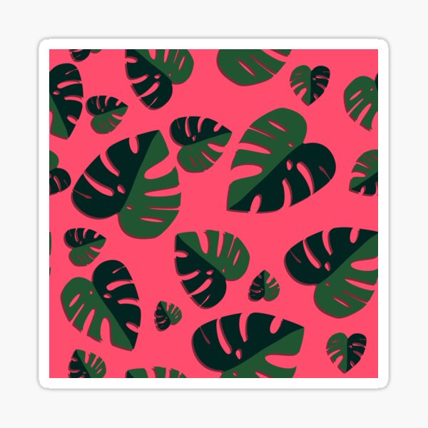 "Monstera Fabulosa" Sticker for Sale by Valkyrie-Ghost | Redbubble