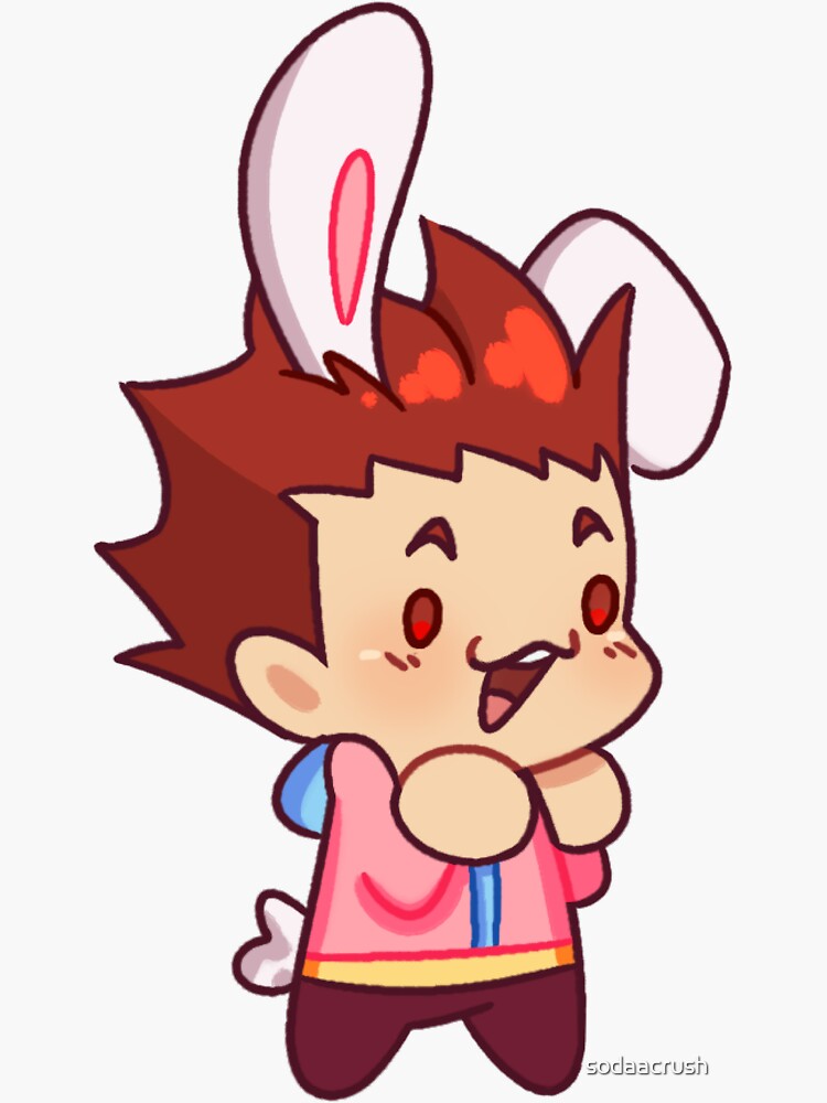 "Mochi Chibi Tendou Bunny" Sticker for Sale by sodaacrush | Redbubble