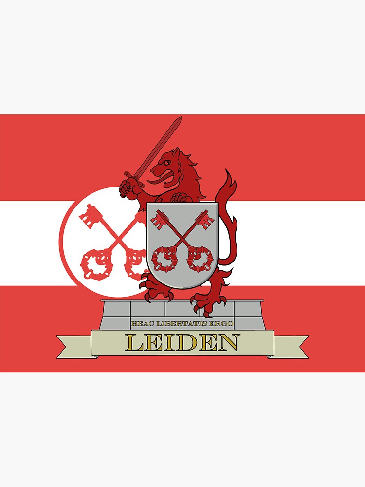 "Wapen van Leiden (Leiden Coat of Arms)" Sticker for Sale by Heraldica ...
