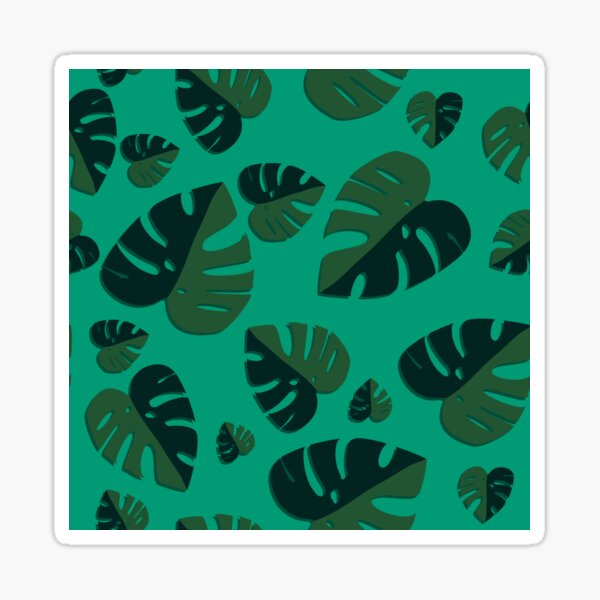 "Monstera Fabulosa" Sticker for Sale by Valkyrie-Ghost | Redbubble
