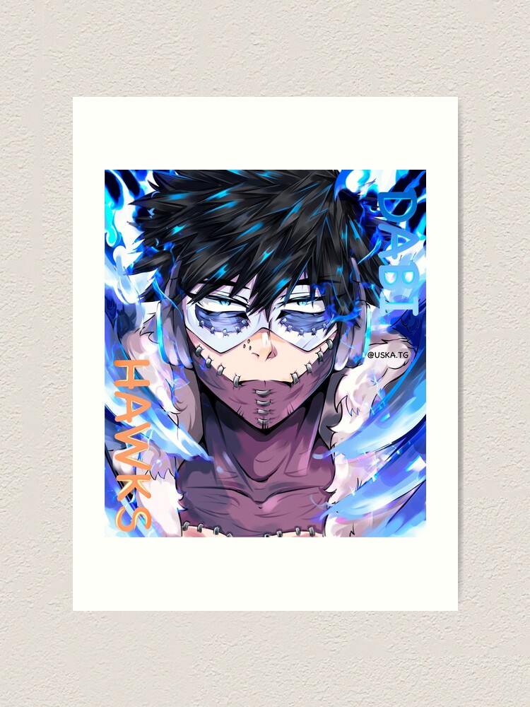 "Dabi x Hawks Fusion" Art Print by Uska-tg | Redbubble