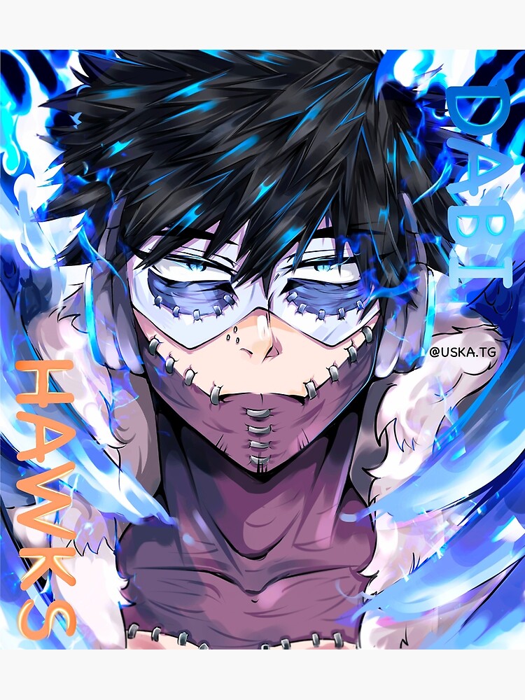 "Dabi x Hawks Fusion" Art Print by Uska-tg | Redbubble