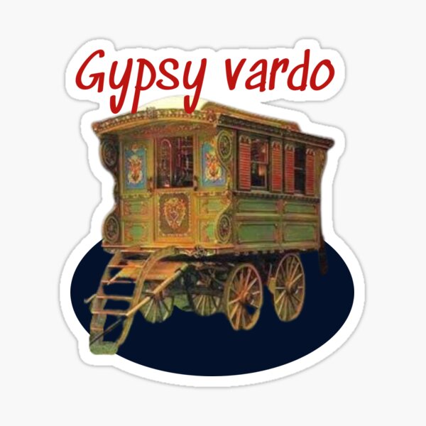 " GYPSY CARAVAN ,VARDO " Sticker for Sale by Britishglory | Redbubble