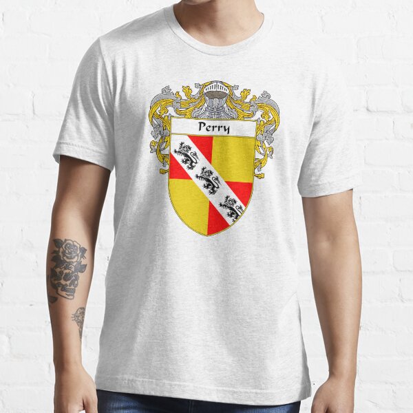 "Perry Coat of Arms / Perry Family Crest" T-shirt for Sale by IrishArms ...