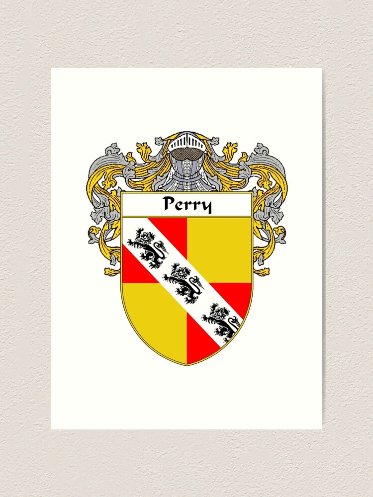 "Perry Coat of Arms / Perry Family Crest" Art Print for Sale by ...