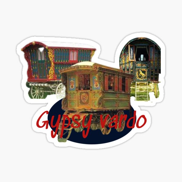 " GYPSY CARAVAN , VARDO" Sticker for Sale by Britishglory | Redbubble
