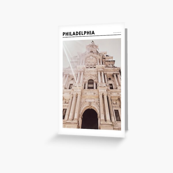 "Philadelphia " Greeting Card for Sale by FigureAndFold | Redbubble