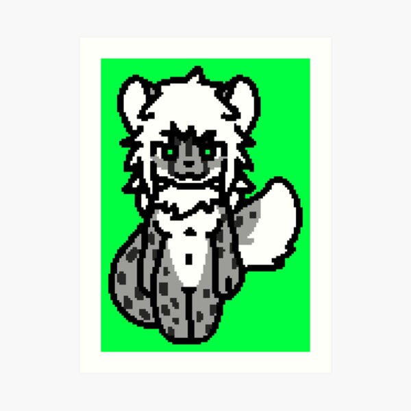 "Changed - Snow Leopard Sprite" Art Print for Sale by KonkeyZhong ...