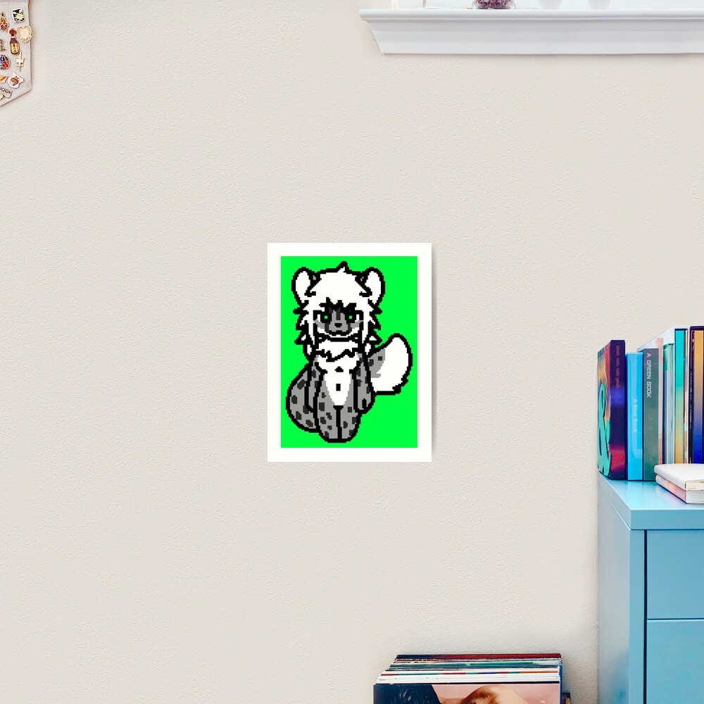 "Changed - Snow Leopard Sprite" Art Print for Sale by KonkeyZhong ...
