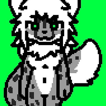 "Changed - Snow Leopard Sprite" Sticker for Sale by KonkeyZhong | Redbubble