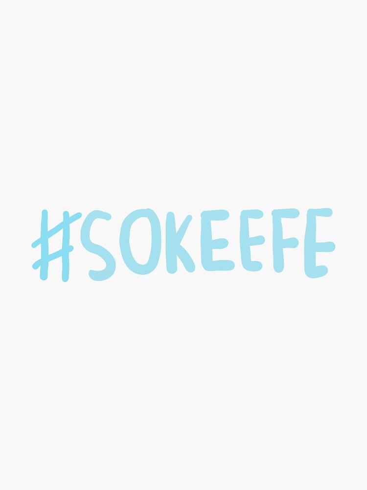"SOKEEFE!!! (kotlc reference)" Sticker for Sale by DesignsbyIzzy59 ...