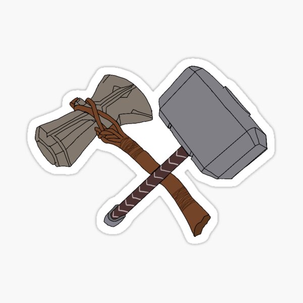 "Hammers" Sticker by WizardsWheezes | Redbubble