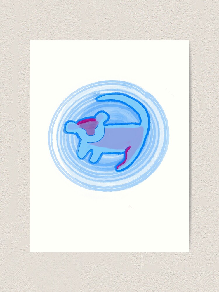 "Lion King Simba Lion Cave Painting" Art Print by Lionessuwu | Redbubble