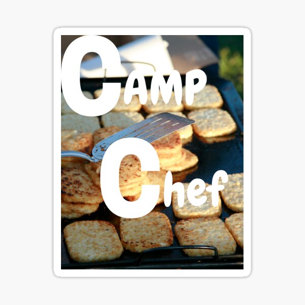 "camp chef mjm737" Sticker for Sale by mjm737 | Redbubble