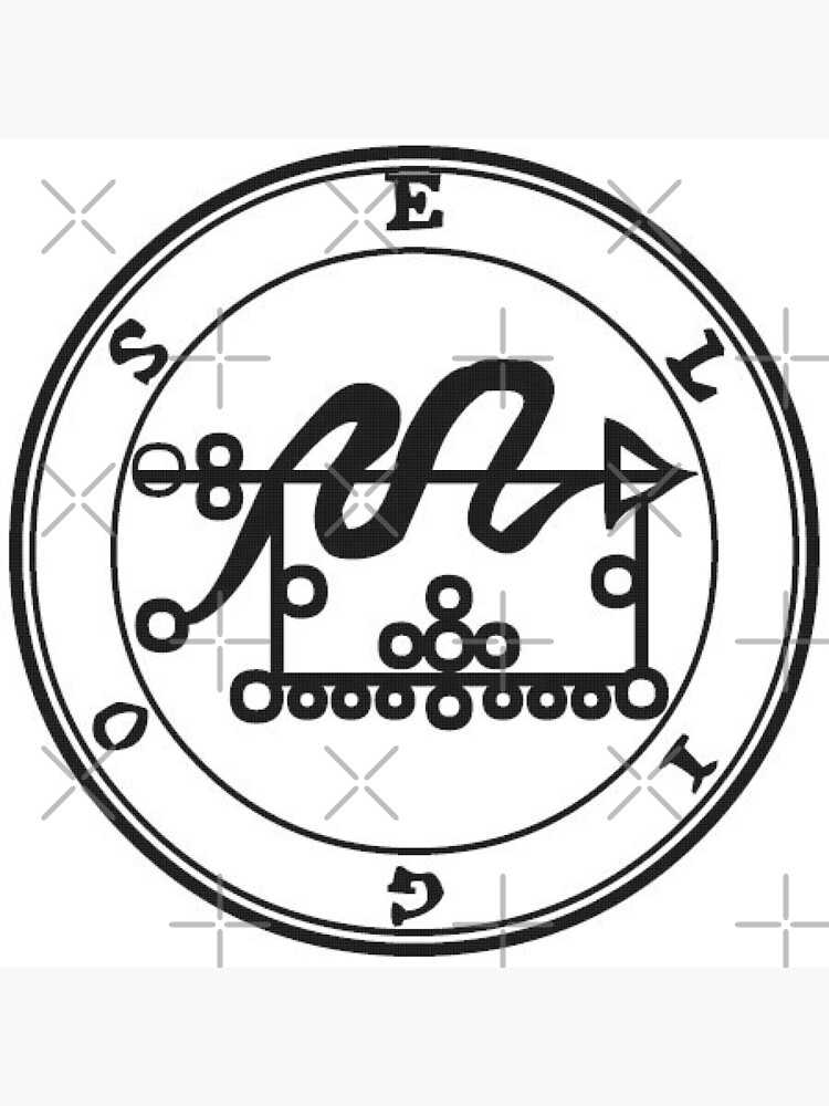 "Duke Eligos - Black Sigil" Poster by DavidAGA | Redbubble