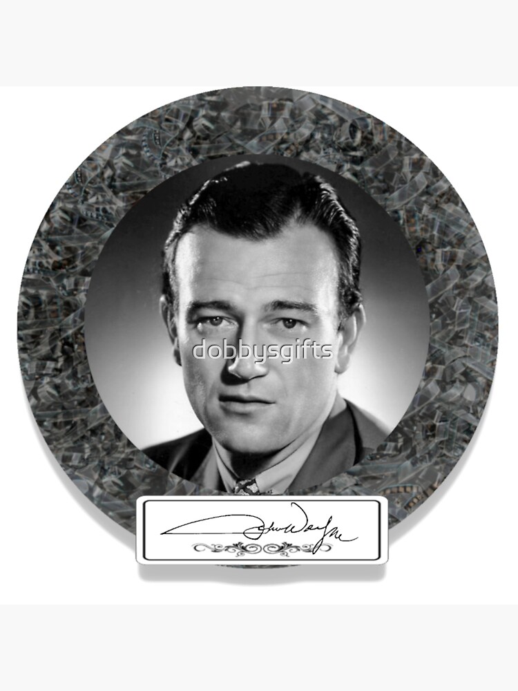 "John Wayne Classic Movie Star Signature Series" Poster for Sale by ...