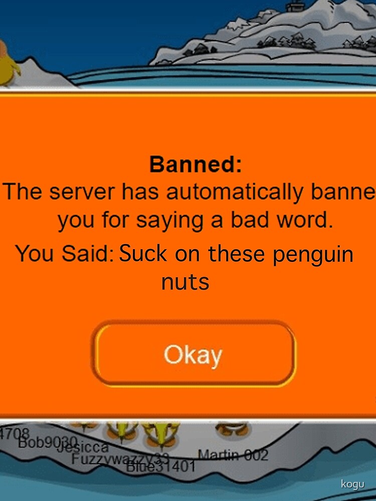 Funny Club Penguin Bans Tumblr
