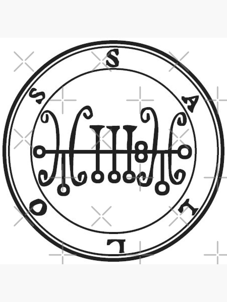 "Duke Sallos - Black Sigil" Poster for Sale by DavidAGA | Redbubble