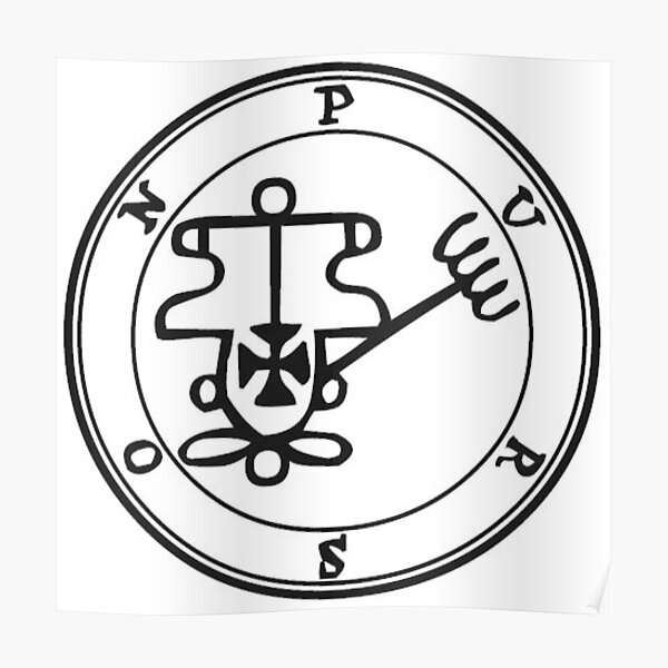 "King Purson - Black Sigil" Poster by DavidAGA | Redbubble