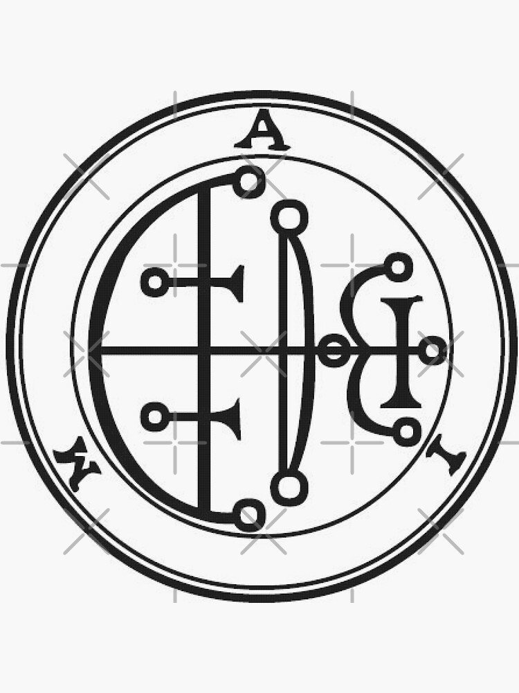 "Duke Aim - Black Sigil" Sticker for Sale by DavidAGA | Redbubble