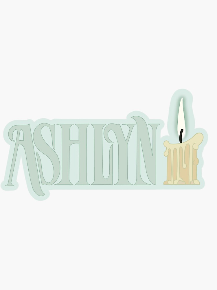 "ASHLYN ILLUSTRATION" Sticker for Sale by LINNEAWALLSTEN | Redbubble