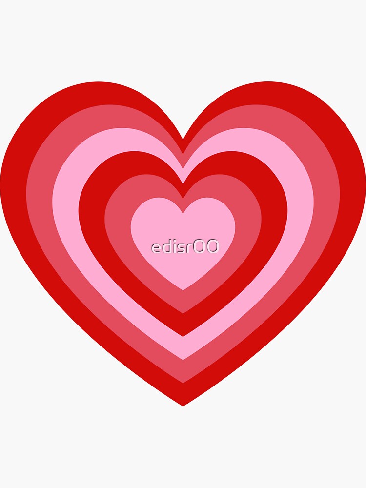 "Powerpuff Girls Heart" Sticker for Sale by edisr00 | Redbubble