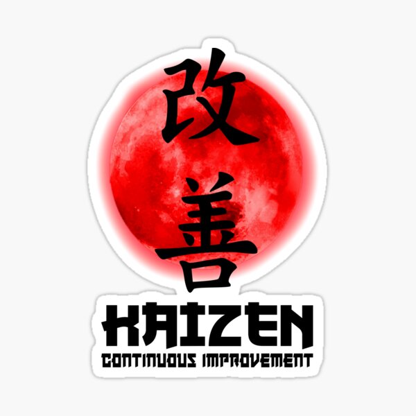 "Kaizen, Blood Moon" Sticker by nando270 | Redbubble