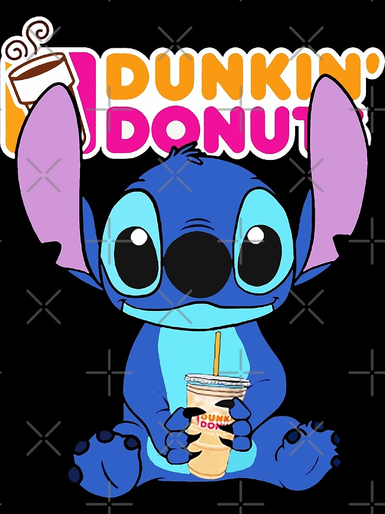 Lámina artística «Stitch Love Dunkin Donuts divertidas camisetas de ...