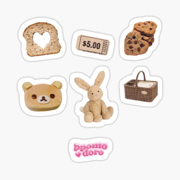 "BROWN STICKER PACK!" Sticker for Sale by ppomodoro | Redbubble