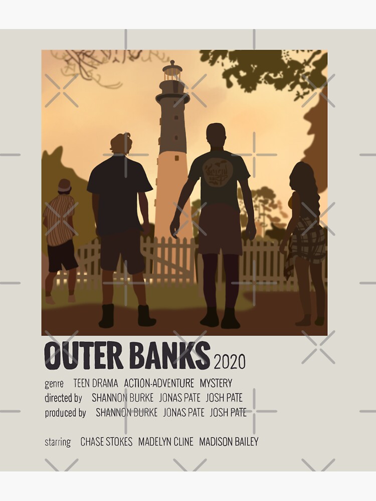 "obx minimalist poster" Sticker for Sale by catiegunderson | Redbubble