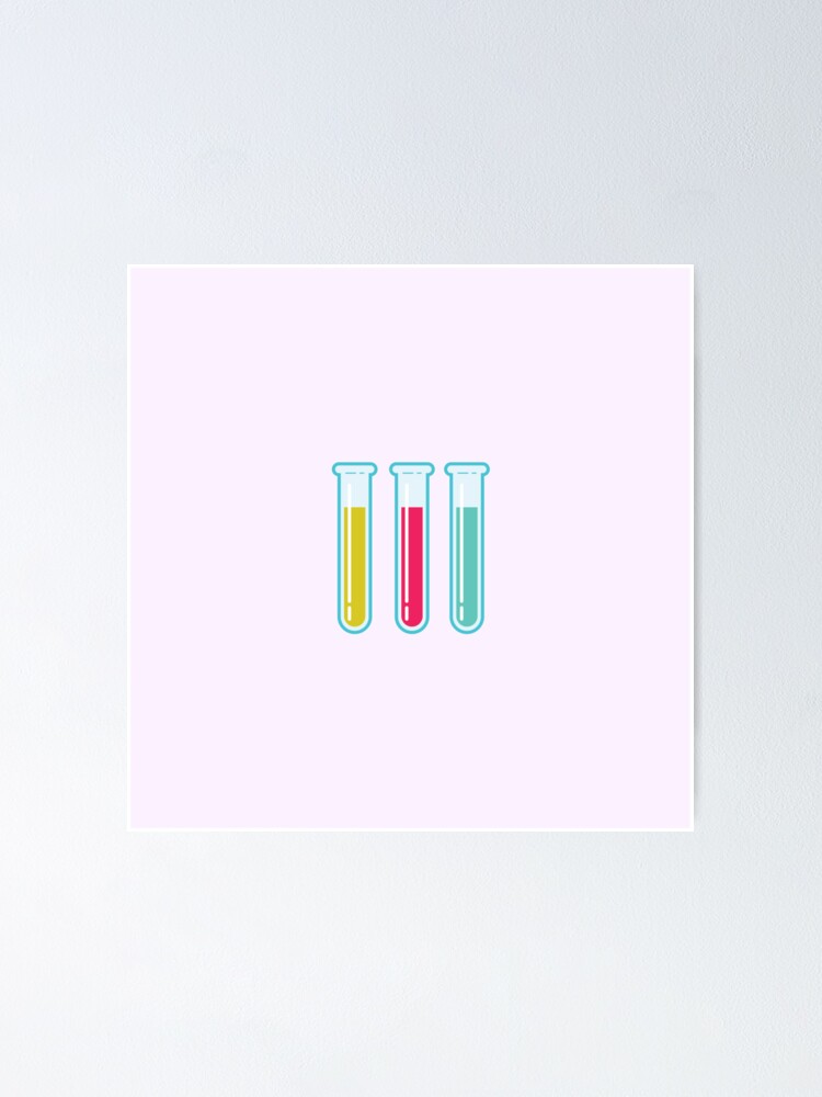 "Test Tubes" Poster by Colleensweeney | Redbubble