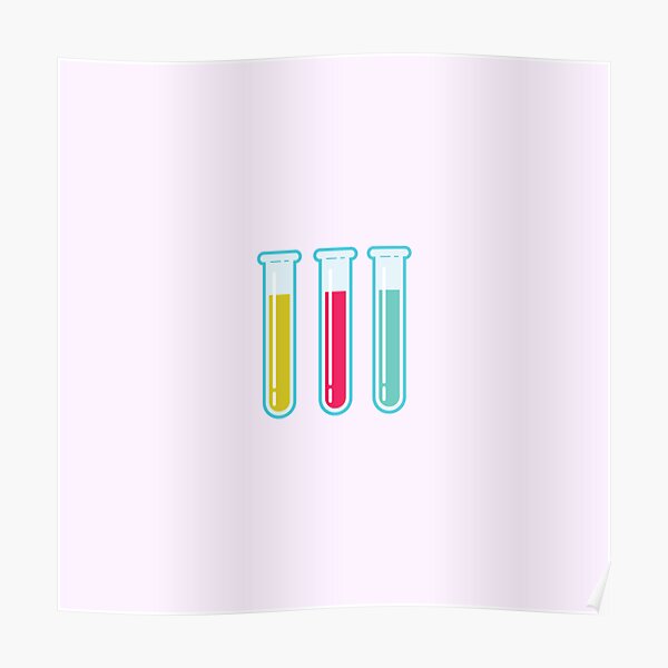 "Test Tubes" Poster by Colleensweeney | Redbubble