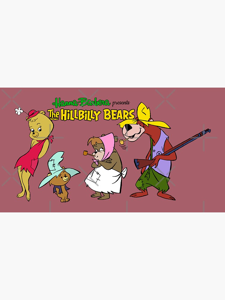 "The Hillbilly Bears" Sticker for Sale by Pop-Pop-P-Pow | Redbubble