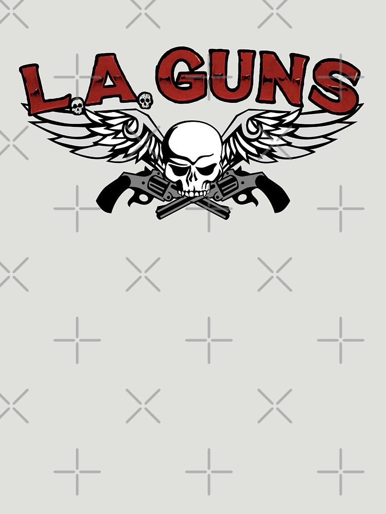 "L.A. Guns: Skull & Pistols" T-shirt for Sale by Pop-Pop-P-Pow ...