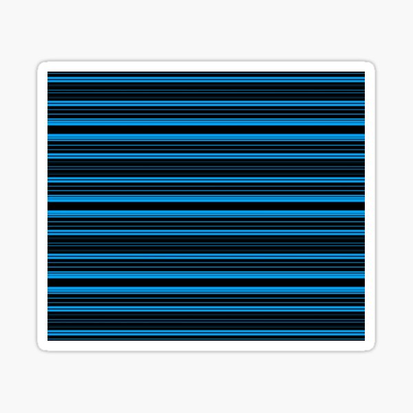"Black and Blue Stripes" Sticker by erichristy | Redbubble