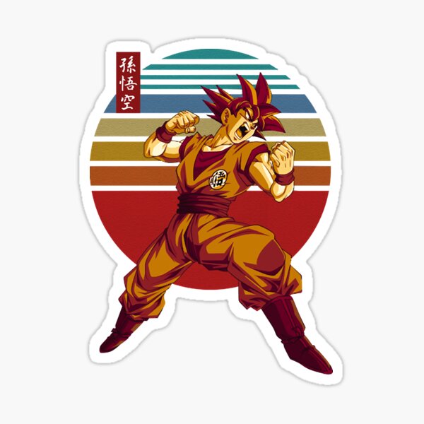 "Goku " Sticker for Sale by nsmer17 | Redbubble