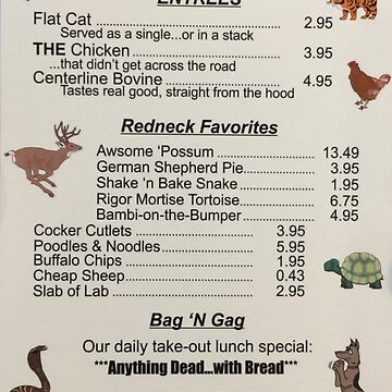 "Road Kill Cafe" Art Board Print for Sale by MichaelDTaylor | Redbubble