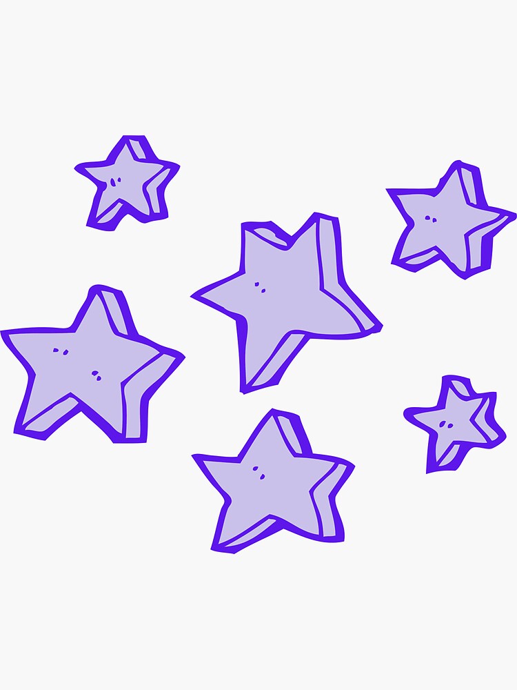 "STARS STICKERS, aesthic, indie aesthetic, pastel aesthetic" Sticker by ...
