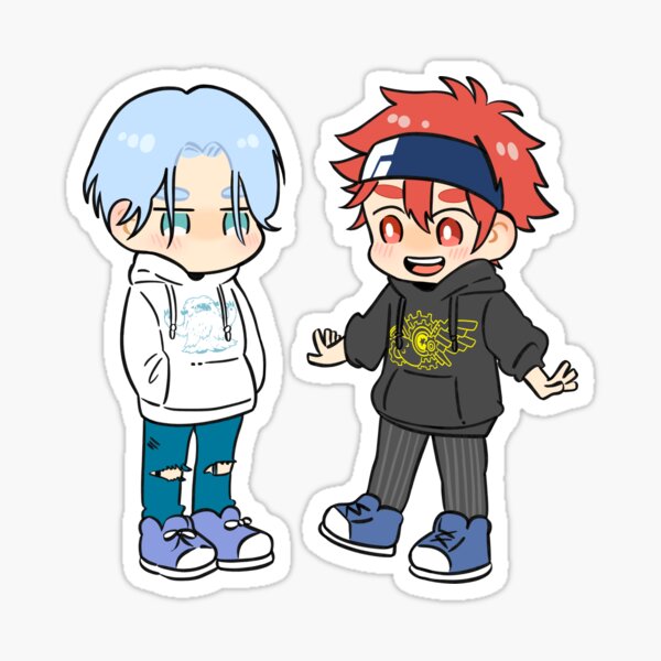 "Chibi Reki and Langa" Sticker by skychloearts | Redbubble
