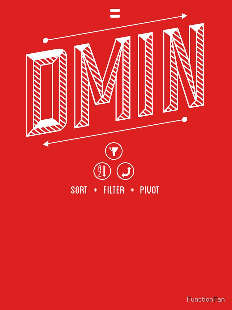 "DMIN" T-shirt for Sale by FunctionFan | Redbubble | dmin t-shirts ...