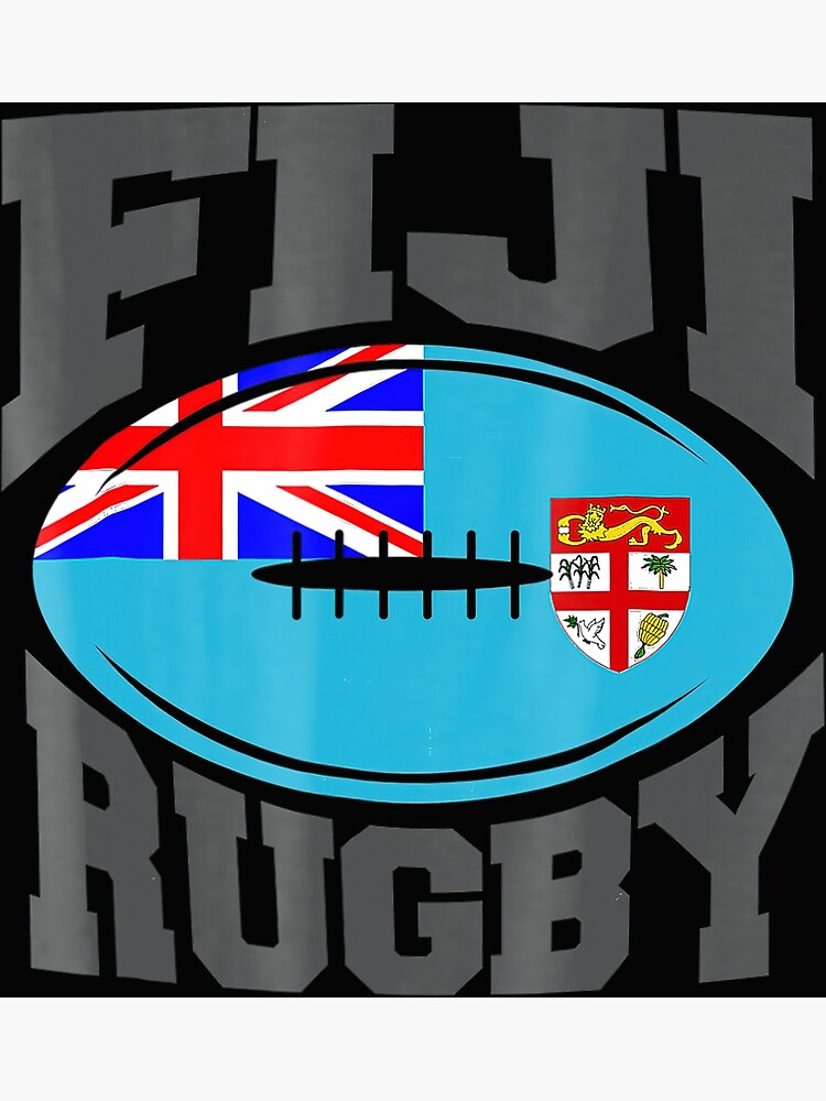 "Fiji Flag Rugby Jersey TPlayer Sports Men Women Gift " Poster for Sale ...