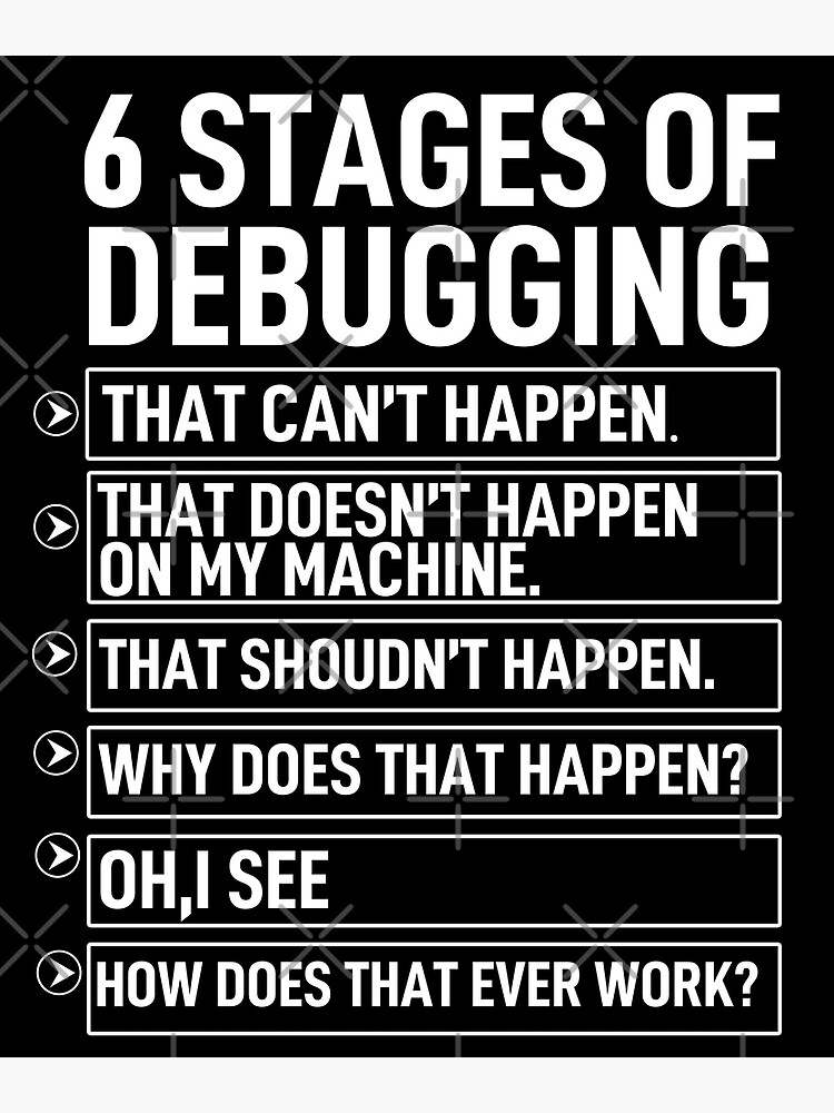 "Six Levels Of Troubleshooting" Poster for Sale by Gravity1206 | Redbubble