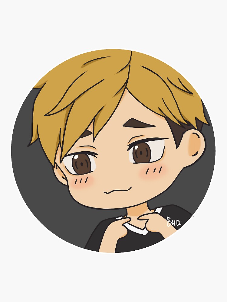 "Miya Atsumu Chibi" Sticker for Sale by meiramyu | Redbubble