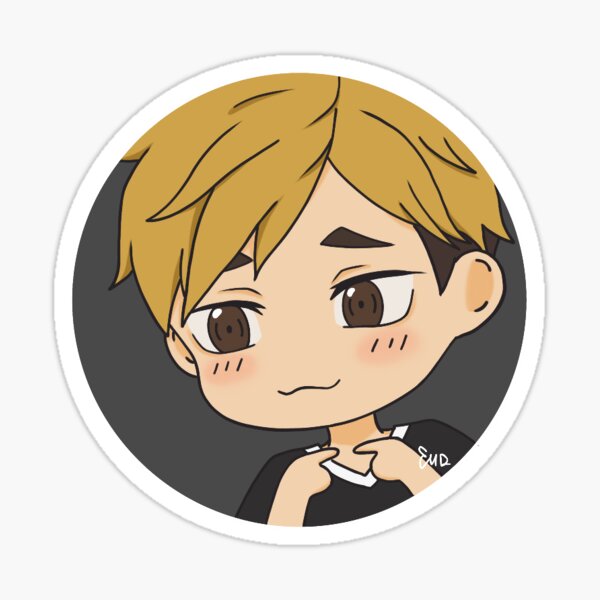 "Miya Atsumu Chibi" Sticker for Sale by meiramyu | Redbubble
