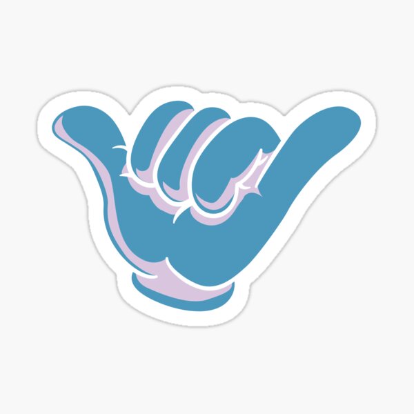 "SHAKA, aesthic, indie aesthetic" Sticker by sanchidora26 | Redbubble