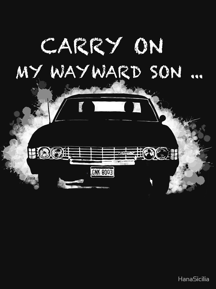 "Carry on my wayward son_Supernatural" Essential T-Shirt for Sale by ...