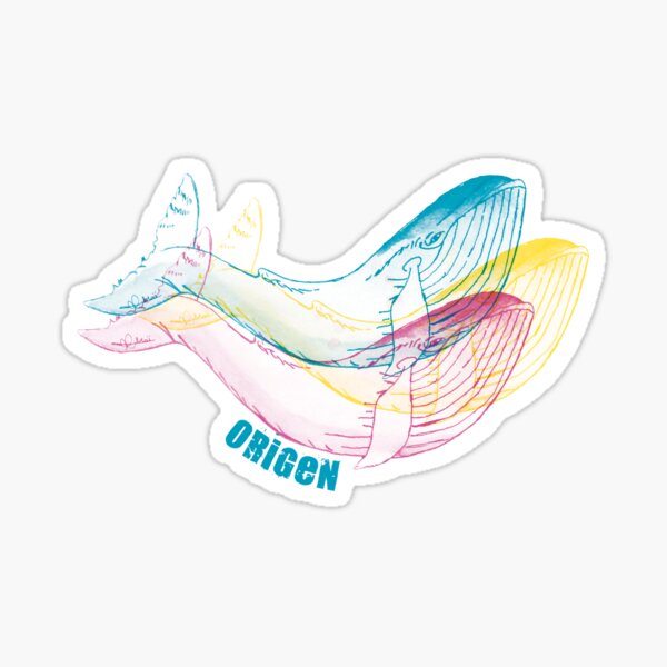 "Whales, origin" Sticker for Sale by GPascale | Redbubble