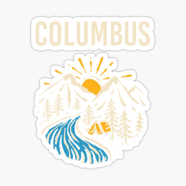 "Columbus" Sticker for Sale by dualexclaim | Redbubble
