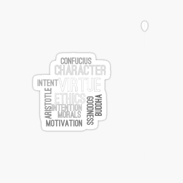 "Ethical Words" Sticker for Sale by dresscastle | Redbubble