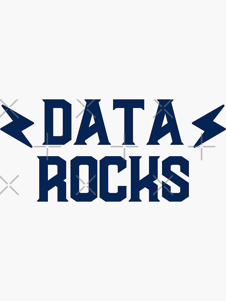 "Data Rocks #3" Sticker for Sale by SalahBlt | Redbubble